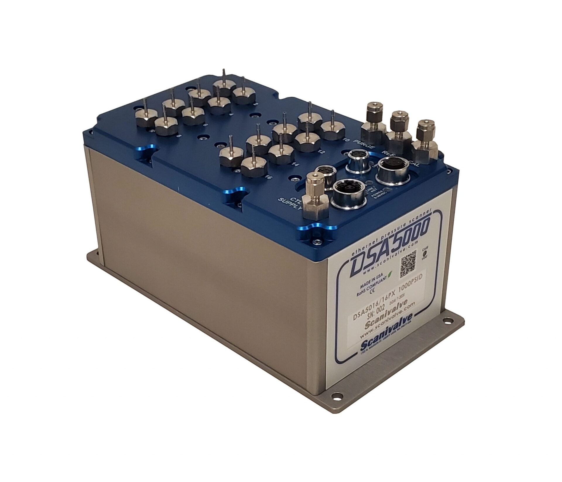 Scanivalve Launches DSA5000 Ethernet Pressure Scanner with ...
